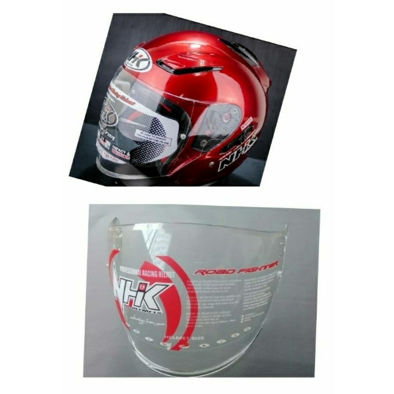 Jual Kaca Helm NHK R1. SNI, DOT, ECE, Snell, PNP, Original | Shopee ...