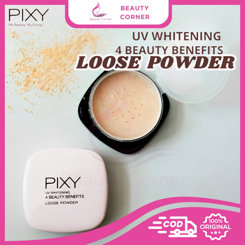 Jual Pixy UV Whitening Loose Powder (4 Beauty Benefit) | Shopee Indonesia