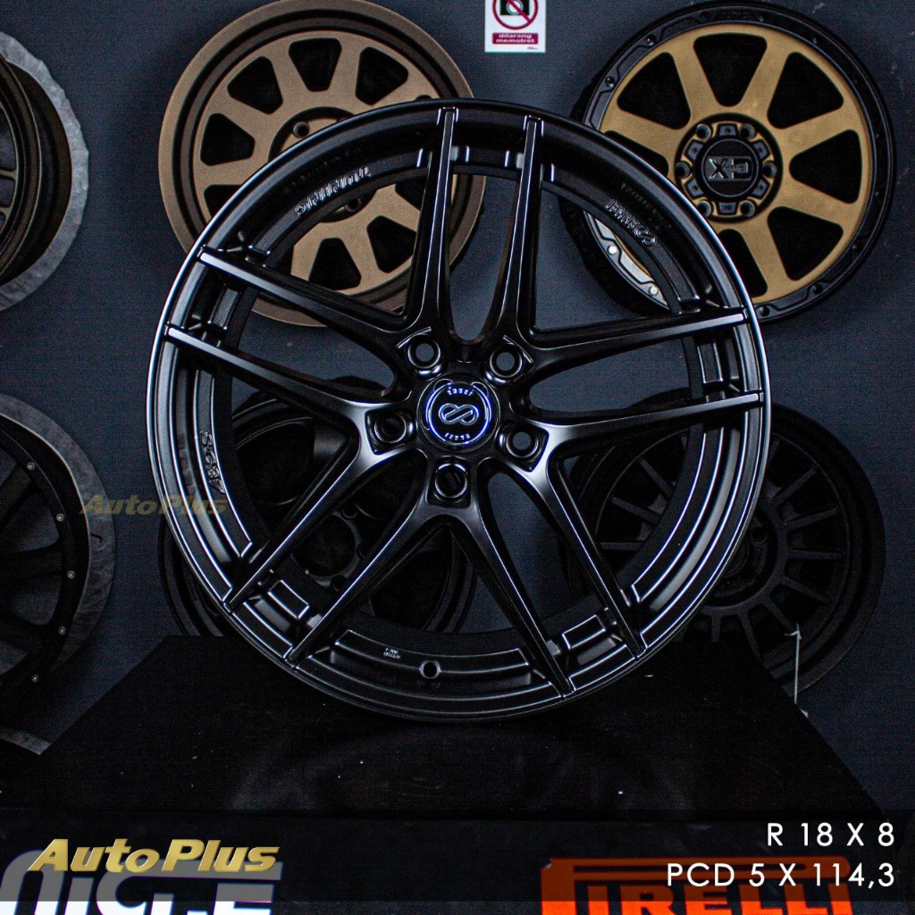 Jual VELG ENKEI SC37 RING 18 PCD 5x114,3 Matte black | Shopee Indonesia