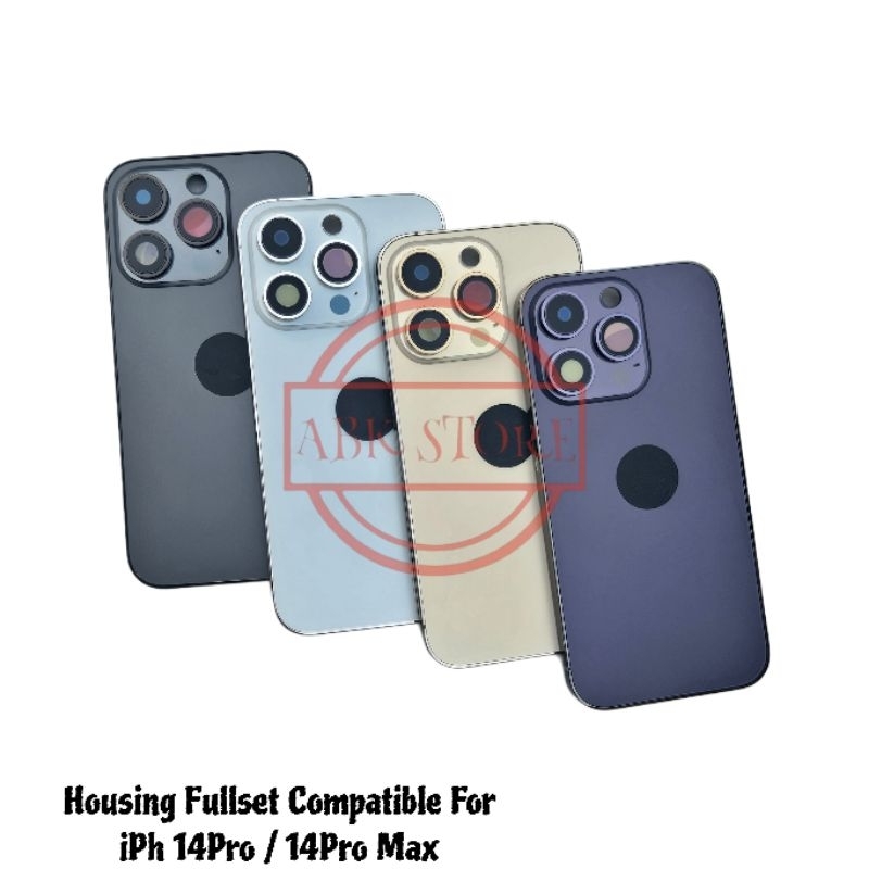 Jual BACK CASING - HOUSING FULLSET FOR IPH 14 PRO / IP 14 PRO MAX HIGH ...