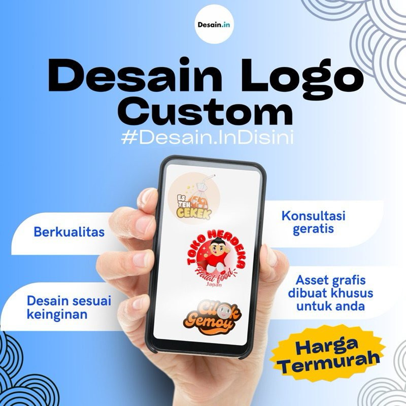 Jual Desain Logo Costum/ Logotype/ Logogram/ Character Logo | Shopee ...