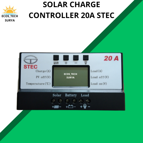 Jual SOLAR CHARGE CONTROLLER STEC | SCC DIGITAL STEC 20A 12V-24V ...