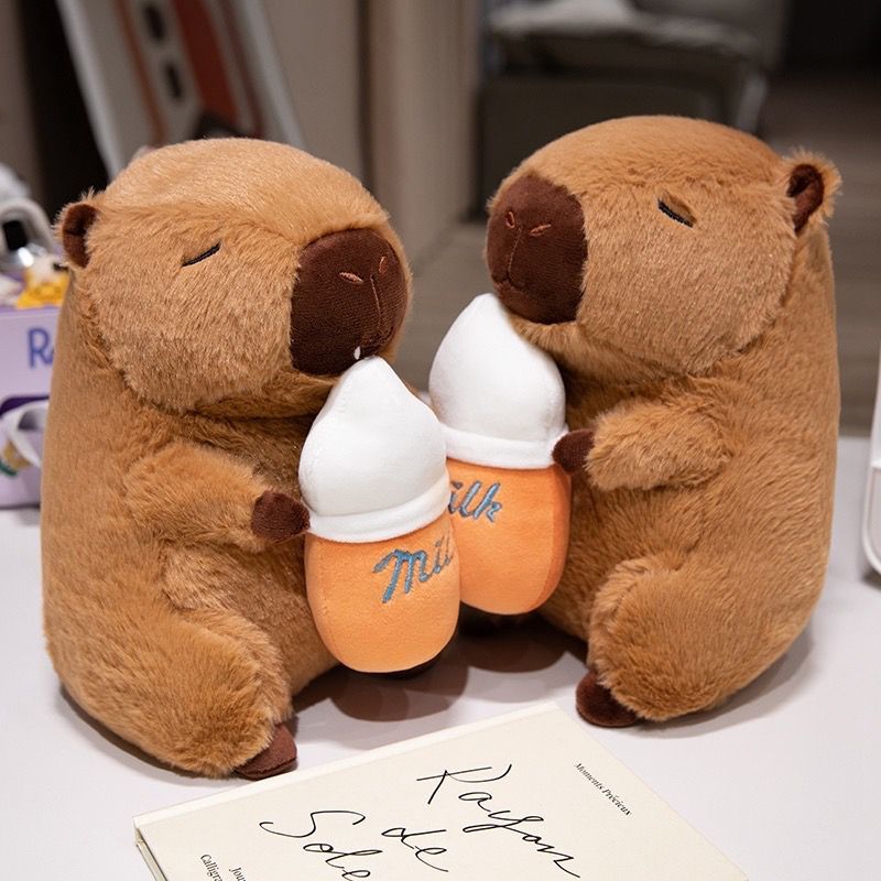 Jual Boneka Capybara Dot Bahan Yelvo Ukuran 35cm Hadiah Ulang Tahun ...