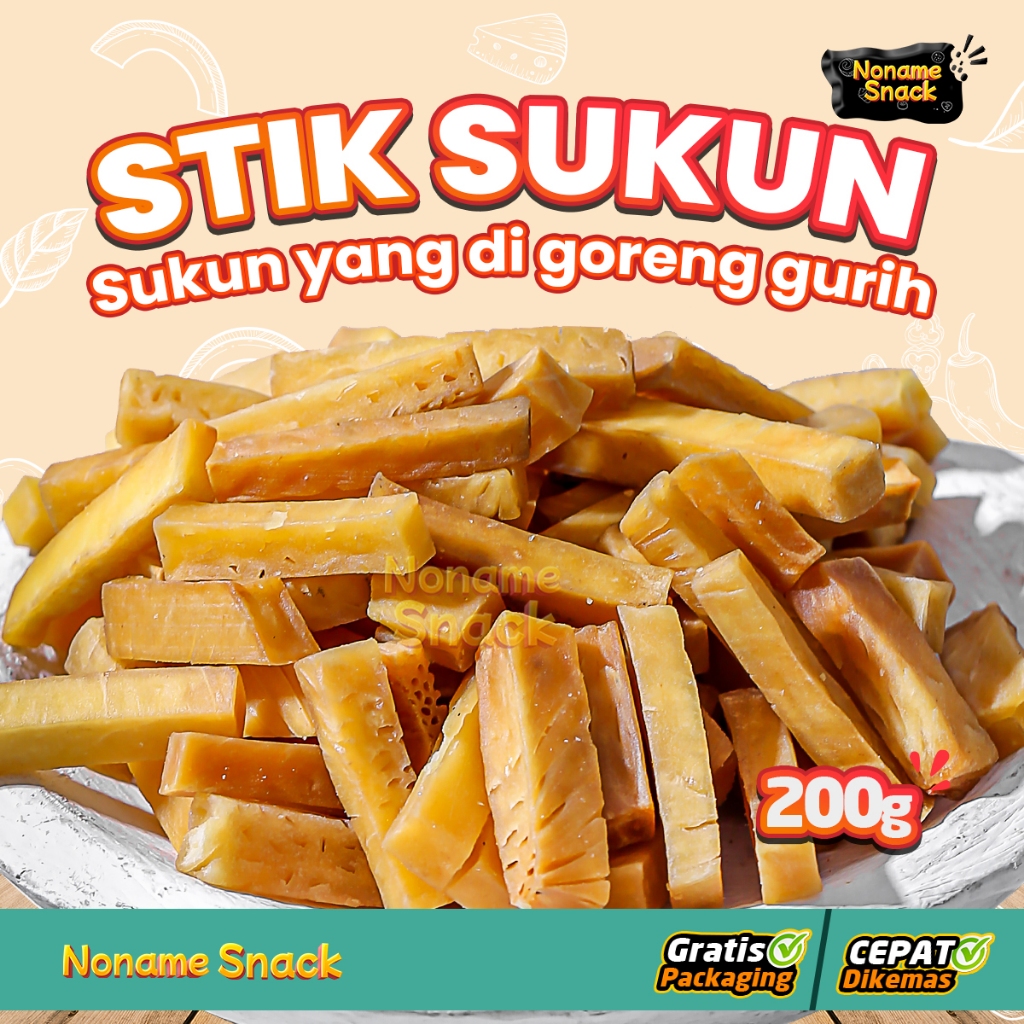 Jual NoName Snack - Kerupuk Stick Sukun Khas Klaten Grosir 150gr | Shopee Indonesia
