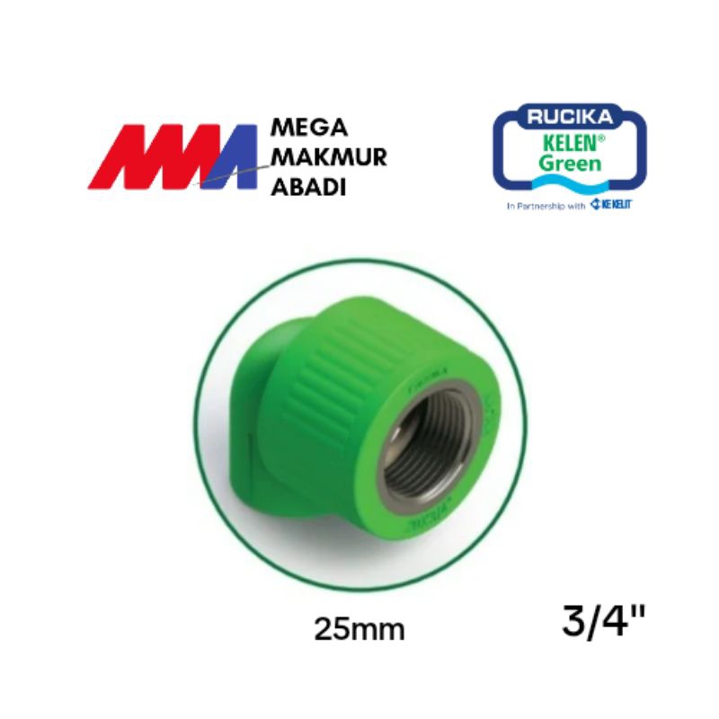 Jual Rucika - PPR Elbow / Knee / KDD / Knee Drat Dalam / 3/4" inch 90derajat | Shopee Indonesia