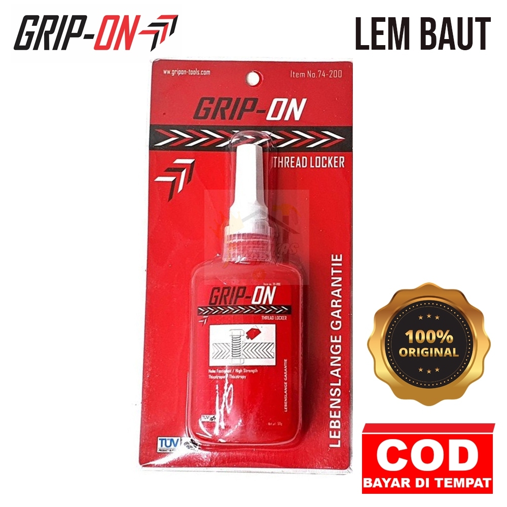Jual GRIP-ON Thread Locker Lem Baut GRIP-ON Thread Locker 100% ORIGINAL ...