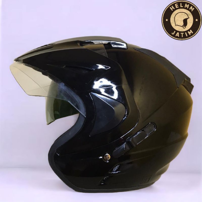 Jual HELM KACA 2/DOUBLE VISOR MERK ACN ORI DEWASA BUSA BISA DILEPAS ...