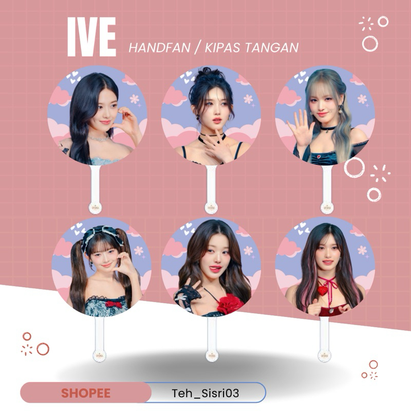 Jual KIPAS TANGAN/HANFAND IVEE custom by kesykim | Shopee Indonesia