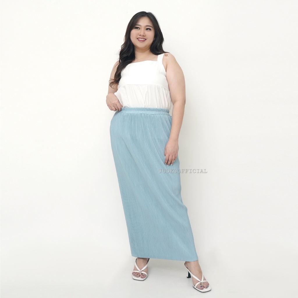 Jual Rok Span Jumbo Plisket Lidi / Rok Plisket Jumbo / Plisket Premium / Pleated Skirt | Shopee ...