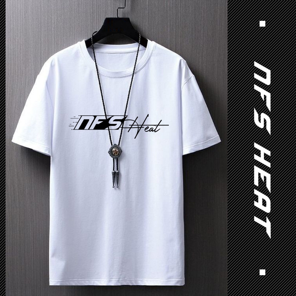 Jual Baju T-Shirt Kaos Katun Premium Tulisan NFS Need For Speed Heat ...