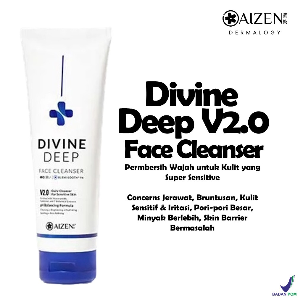 Jual AIZEN Divine Deep Face Cleanser V2.0 100 ml | Shopee Indonesia