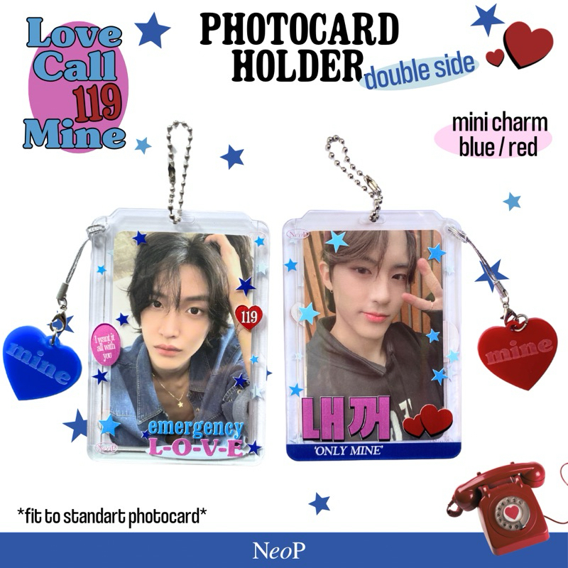 Jual [neoplanet] DOUBLE SIDE PHOTOCARD HOLDER CLEAR TRANSPARANT REGULER ...