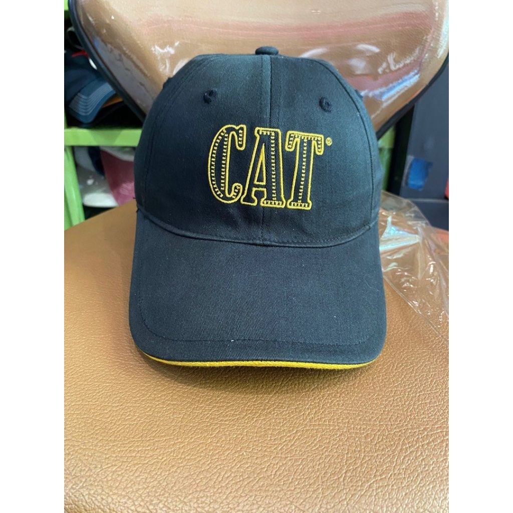 Jual Topi CAT HERITAGE BRAND original hitam big logo CAT | Shopee Indonesia