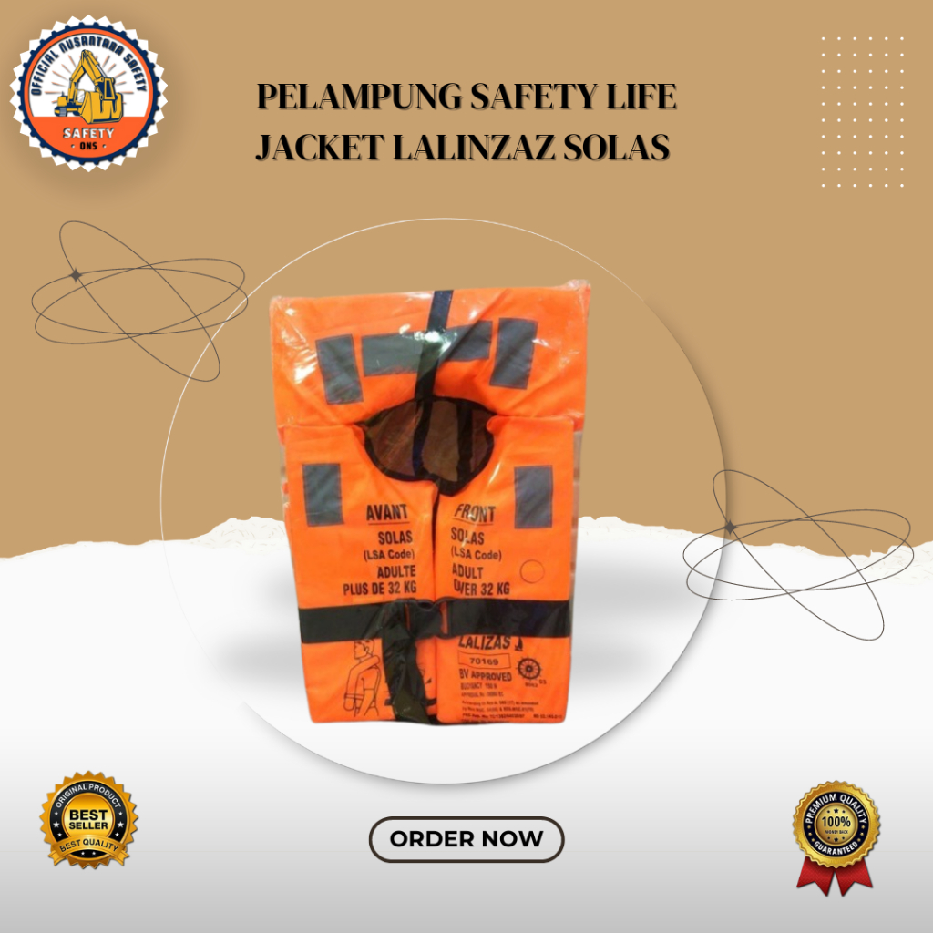 Jual PELAMPUNG SAFETY LIFE JACKET LALINZAZ SOLAS / Pelampung Lalinzaz ...