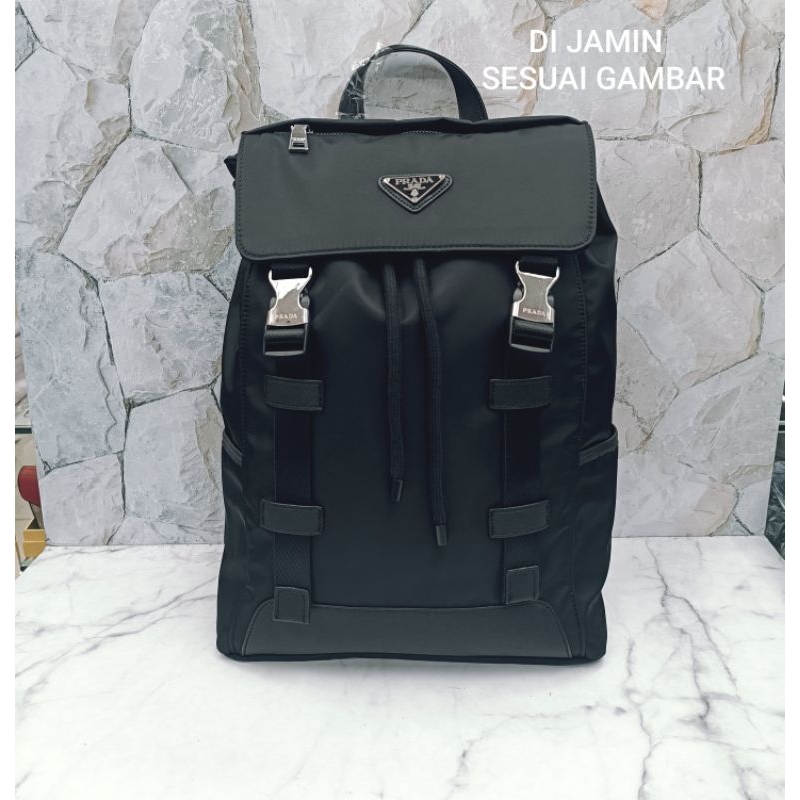 Jual TAS RANSEL PRADA PREMIUM IMPORT SLINGBAG PRIA DI JAMIN SESUAI FOTO ...