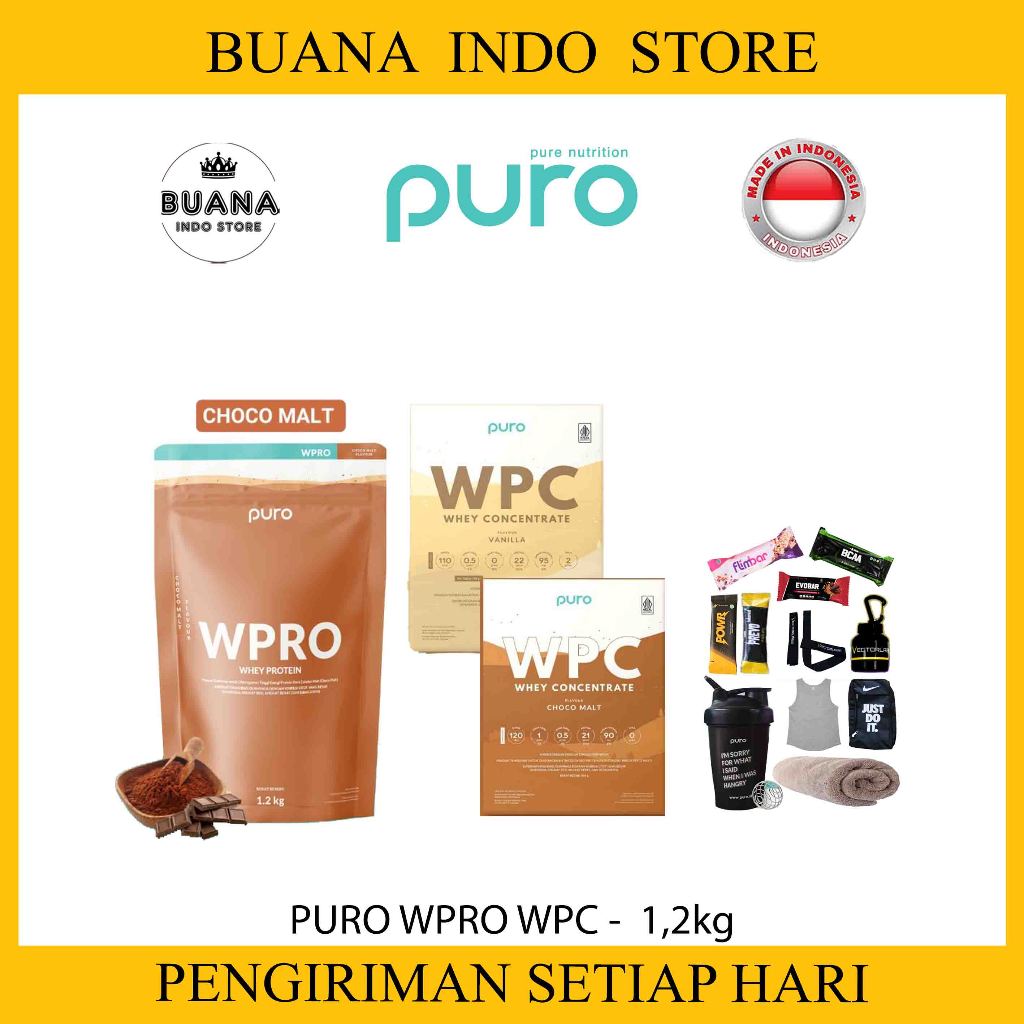 Jual PURO ISOPRO WPI 90 WHEY ISOLATE 1.2kg - Whey Protein Isolate 1,2 kg | Shopee Indonesia