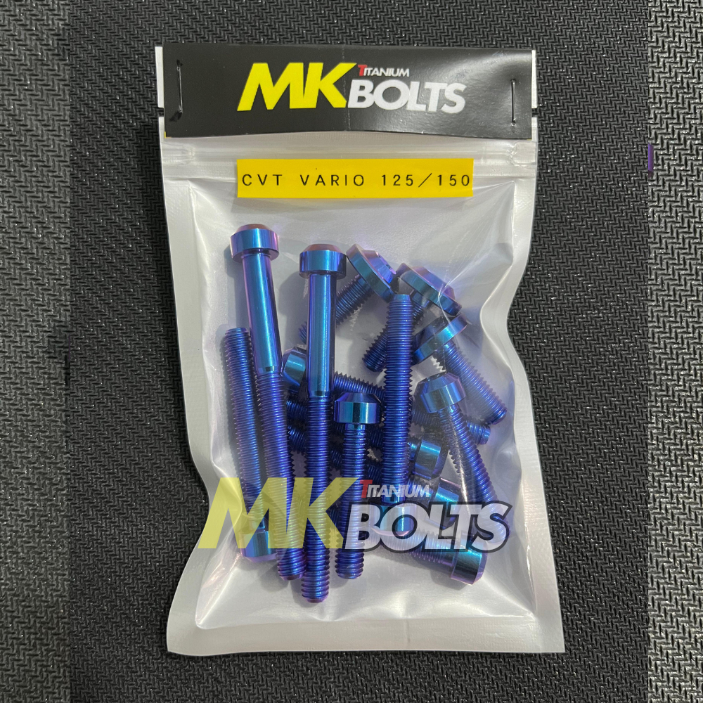 Jual Set Baut Titanium CVT Vario 125/150 Titanium Bolt Baut Titanium ...