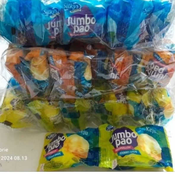 Jual Silkys JUMBO PAO Permen Marshmallow Cookies Shape Rasa Durian ...