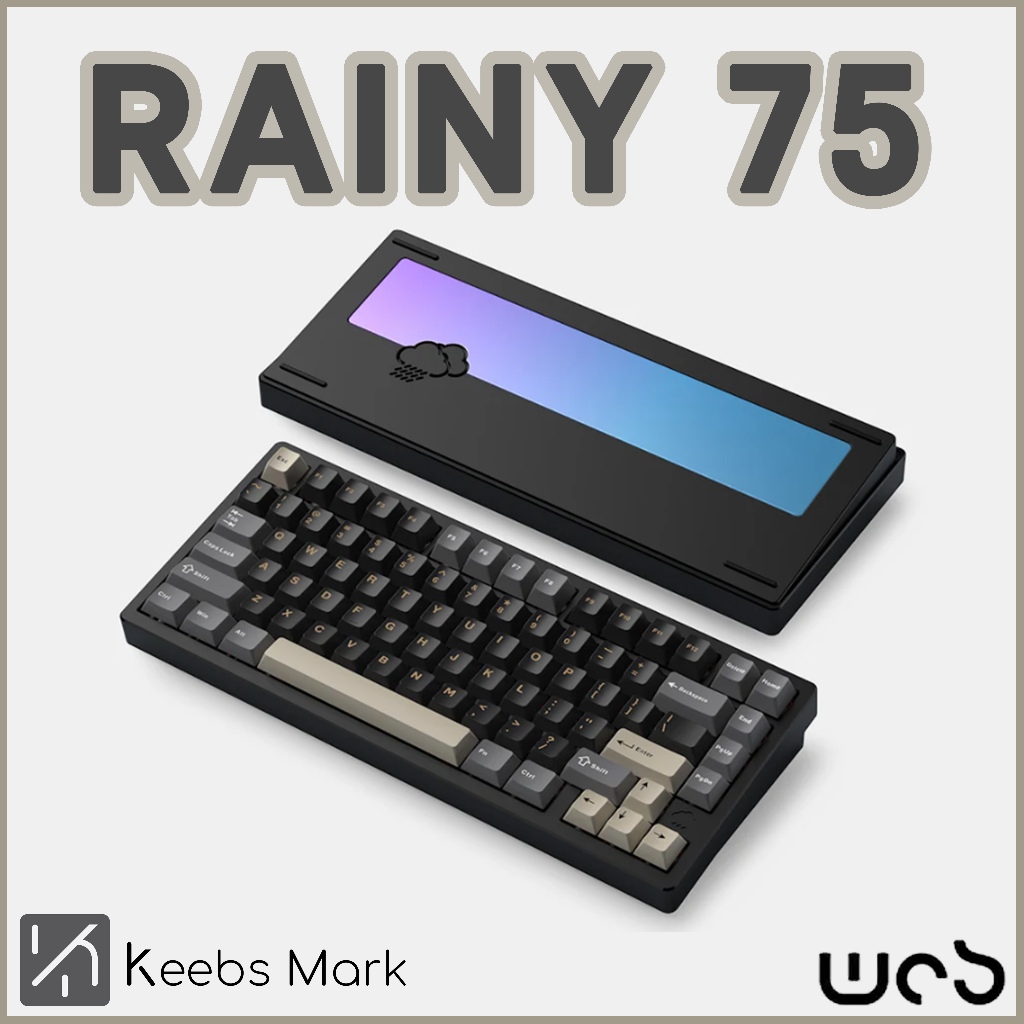 Jual Rainy75 by Wobkey 75% Layout Mechanical Keyboard | Shopee Indonesia