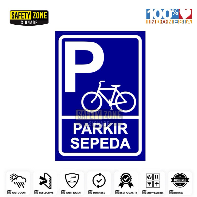Jual Sign Plat Alumunium PARKIR SEPEDA | Shopee Indonesia