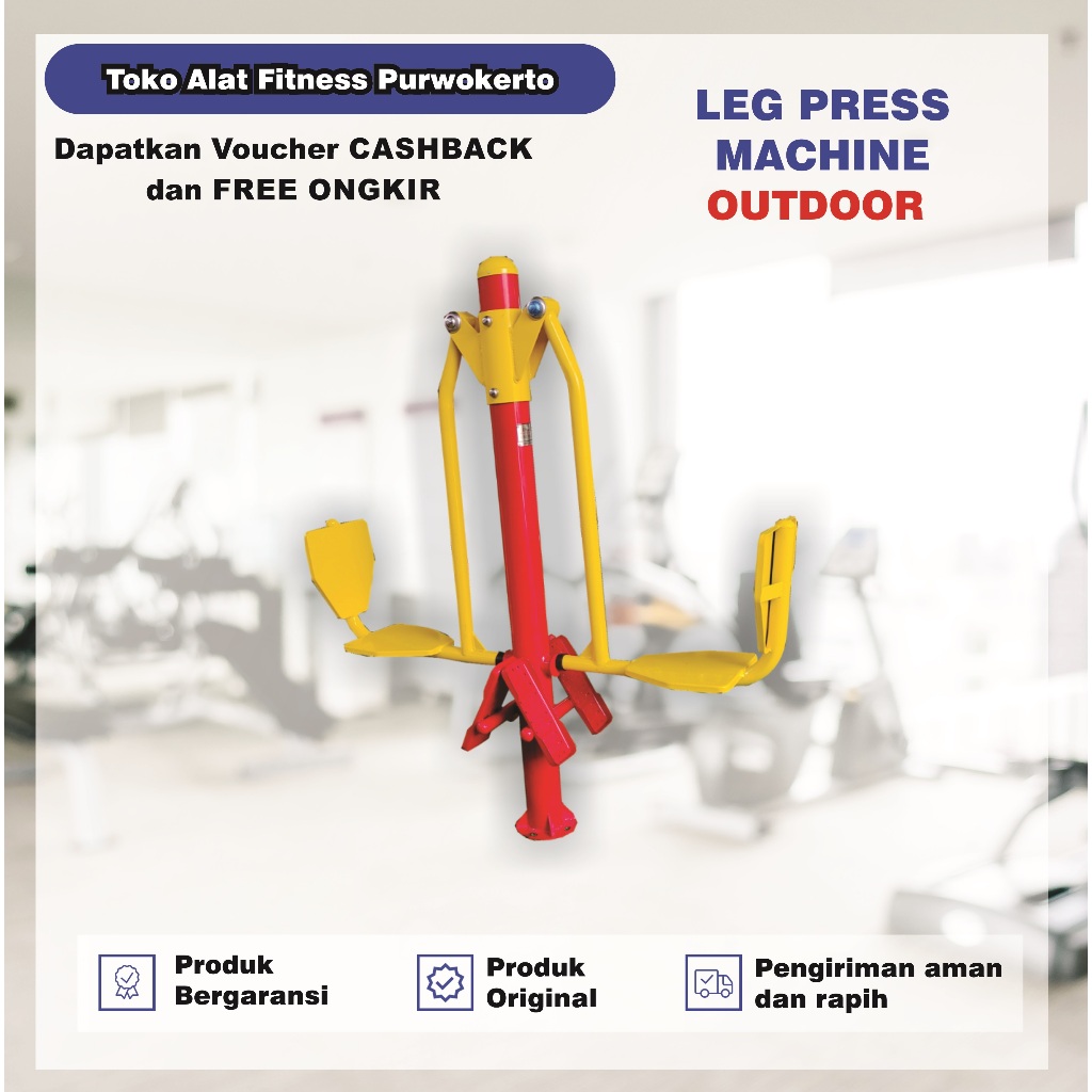 Jual Alat Fitness Outdoor Leg Press Machine taman dan alun alun murah ...