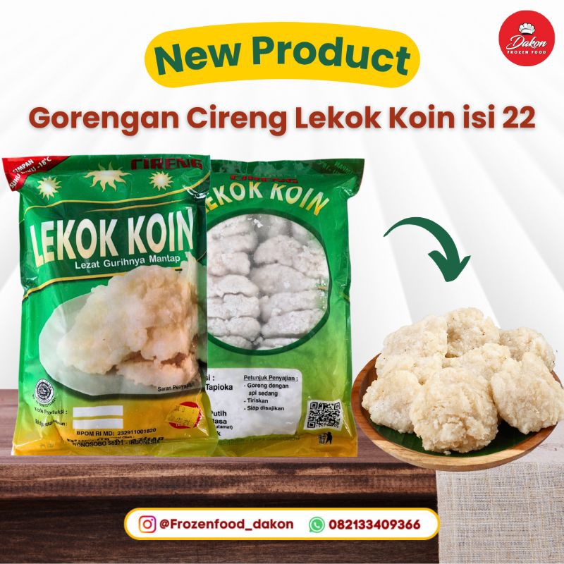 Jual Lekok Koin Cireng isi 22 (500g) | Shopee Indonesia