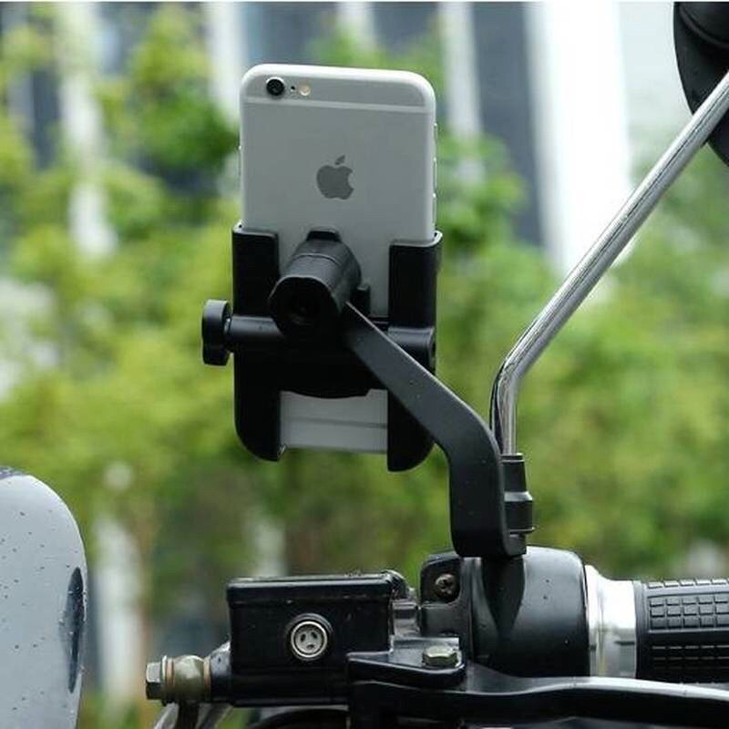 Jual Motorcycle phone Holder Holder HP Motor Besi di Spion Motor Full Metal Body C2 Motorcycle ...