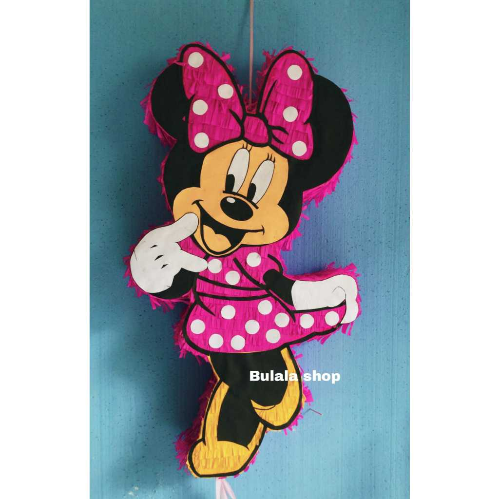 Jual Pinata Pukul/Pinata Tarik Karakter Ulang Tahun Motif Minnie Mouse ...