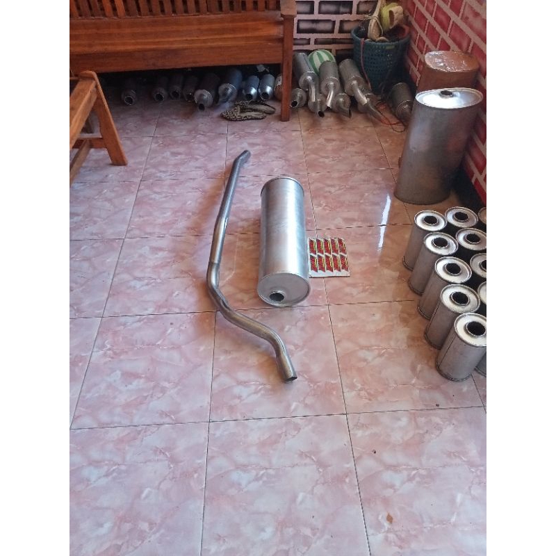 Jual SATU PAKET TABUNG KNALPOT STANDAR DAN PIPA BELAKANG AVANZA,XENIA ...