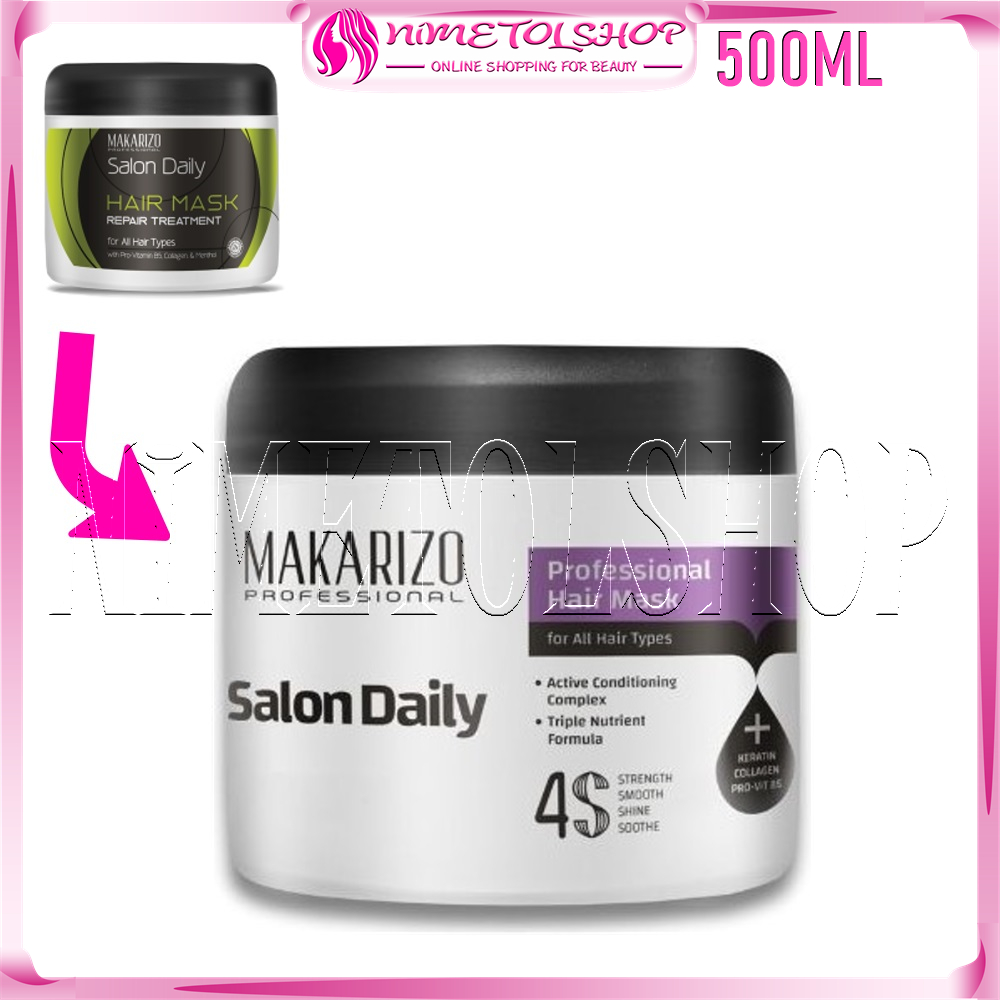 Jual MAKARIZO Professional Salon Daily Hair Mask 500ml Masker Rambut ...