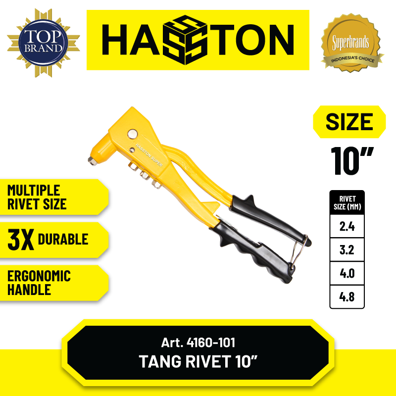 Jual Hasston Tang Rivet Ultra 10" / Hand Riveter (4160-101) | Shopee ...