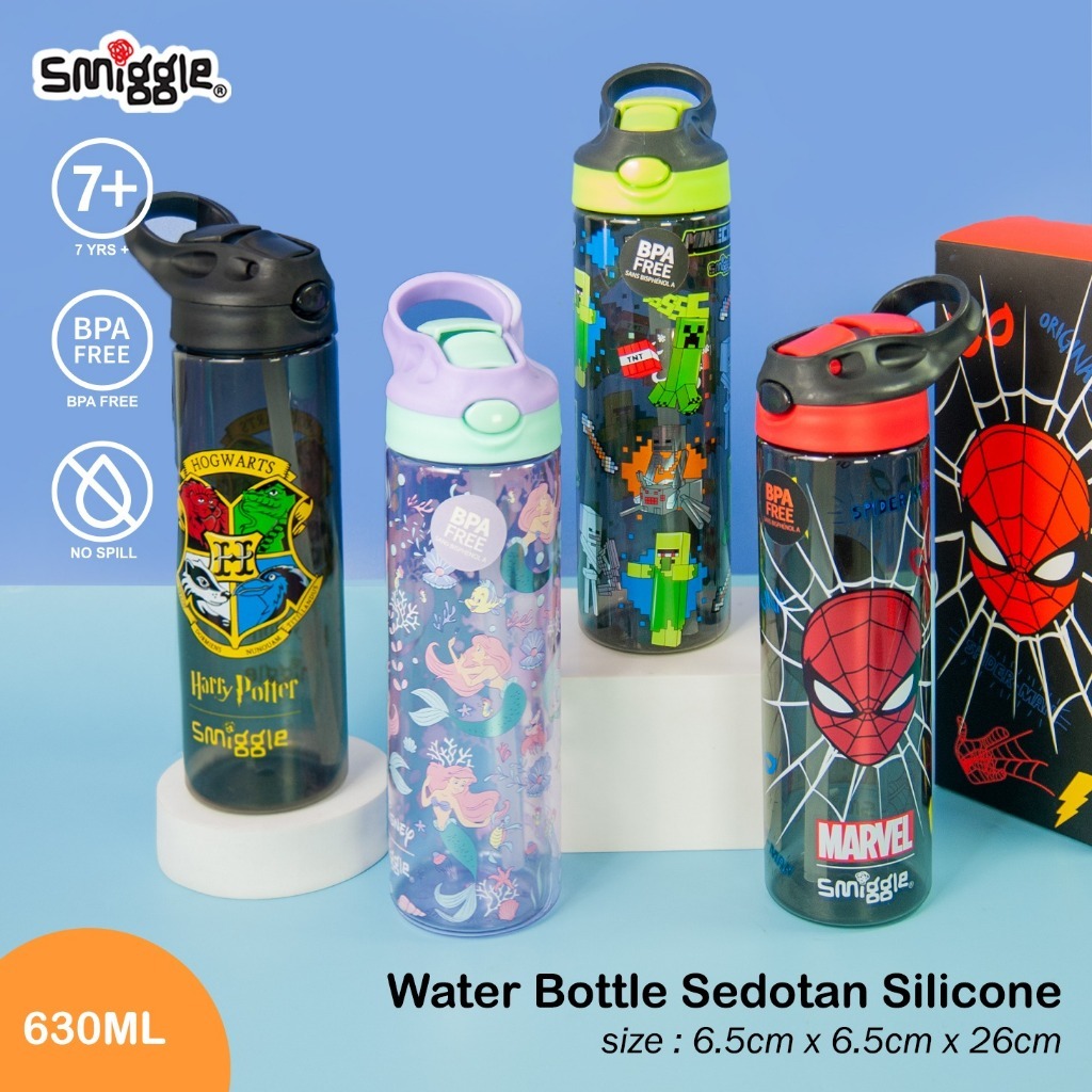 Jual Smiggle Flip Botol Minum Anak 630ml BPA FREE / Water Bottle Kids ...