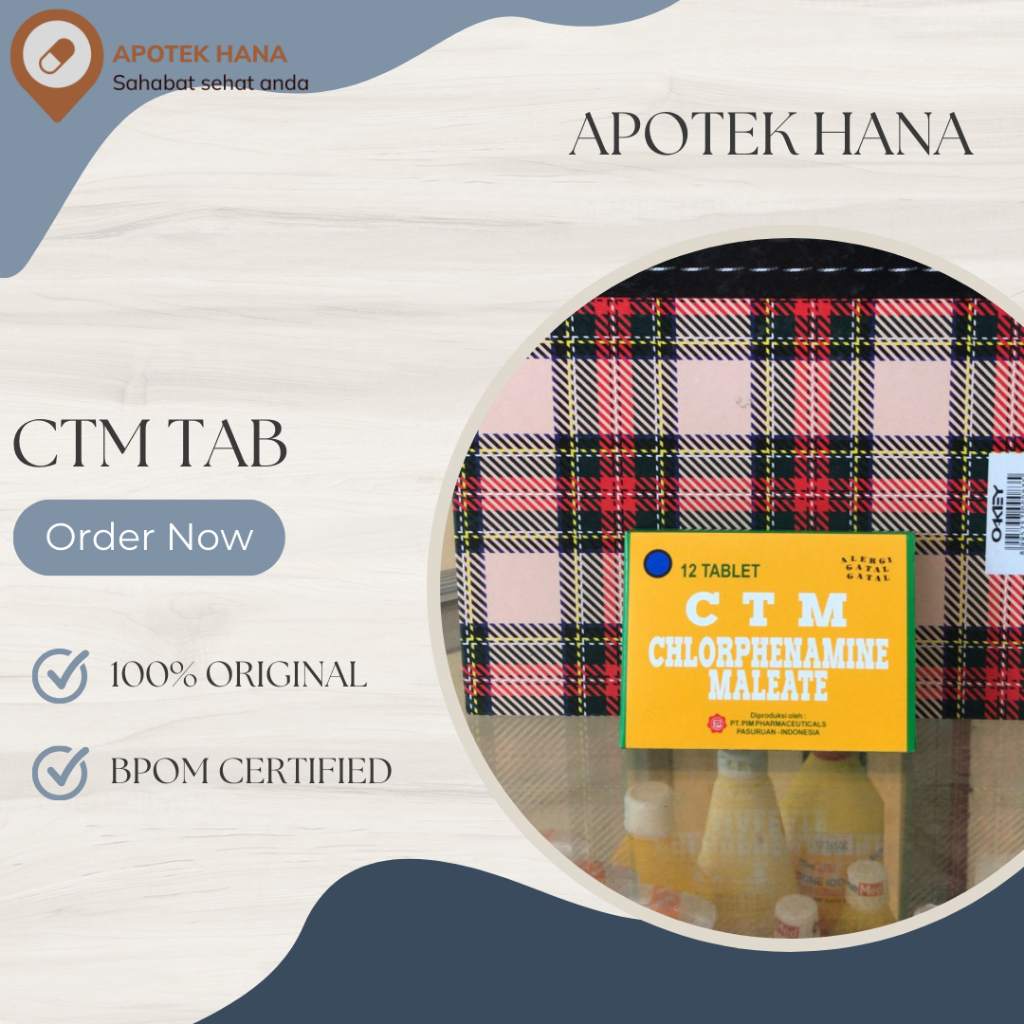 Jual CTM / Ceteme Tablet (Alergi) | Shopee Indonesia