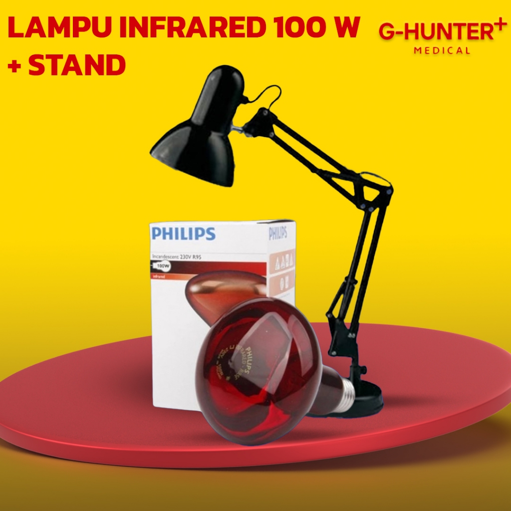 Jual Stand + Lampu Fisioterapi Infrared Philips Terapi Stroke, Pegal ...