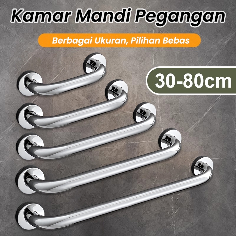 Jual Handle Kamar Mandi Pegangan Stainless 30/40/50/60cm Kamar Mandi ...