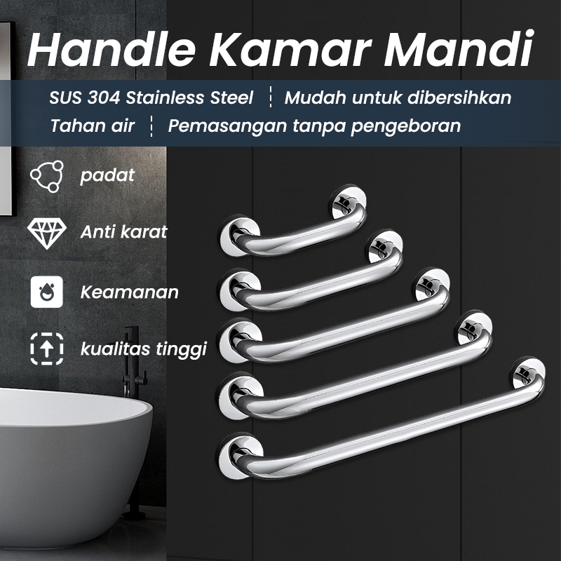 Jual Handle Kamar Mandi Pegangan 30/40/50/60cm Kamar Mandi Toilet ...