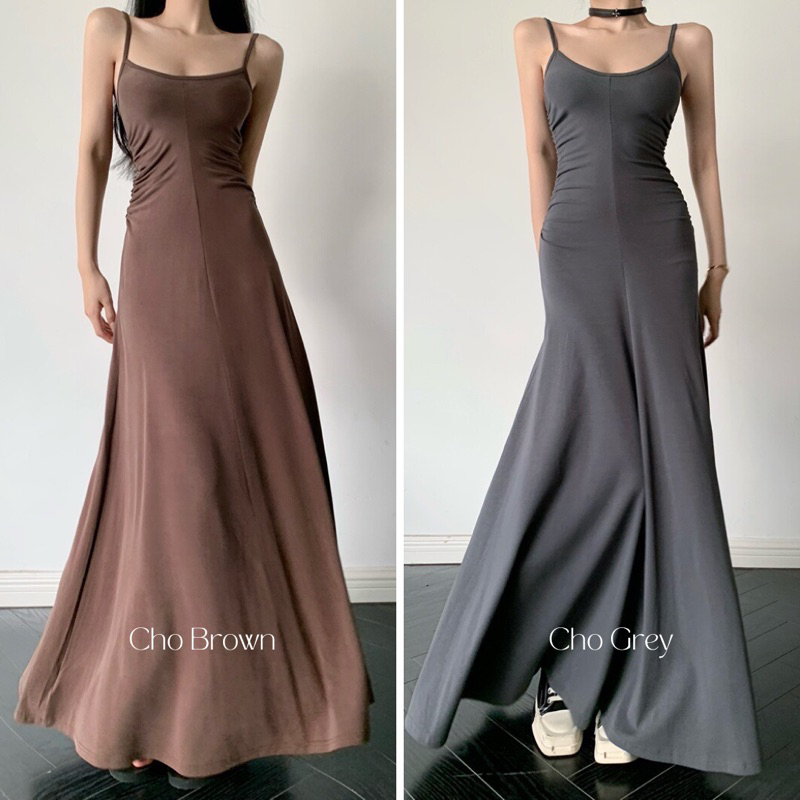 Jual Kevvi - Cho Bodycon Maxi Dress | Dress Maxi Wanita | Dress Bumil ...