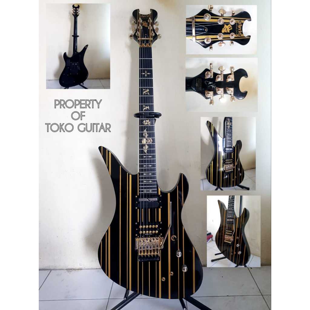 Jual GITAR SCHECTER SYNYSTER GATES CUSTOM-S ORIGINAL | Shopee Indonesia