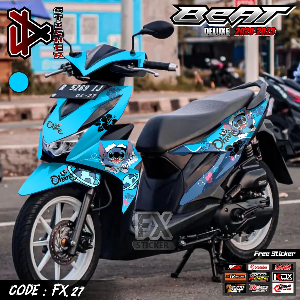 Jual (COD) TERBARU Decal Stiker Honda Beat Street Beat Deluxe Tahun ...