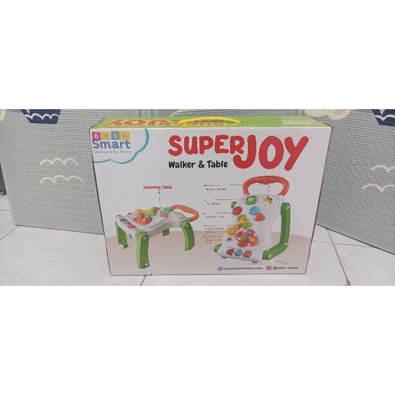 Jual Bebe Smart Superjoy Walker & Table - Mainan anak mutifungsi / Push ...