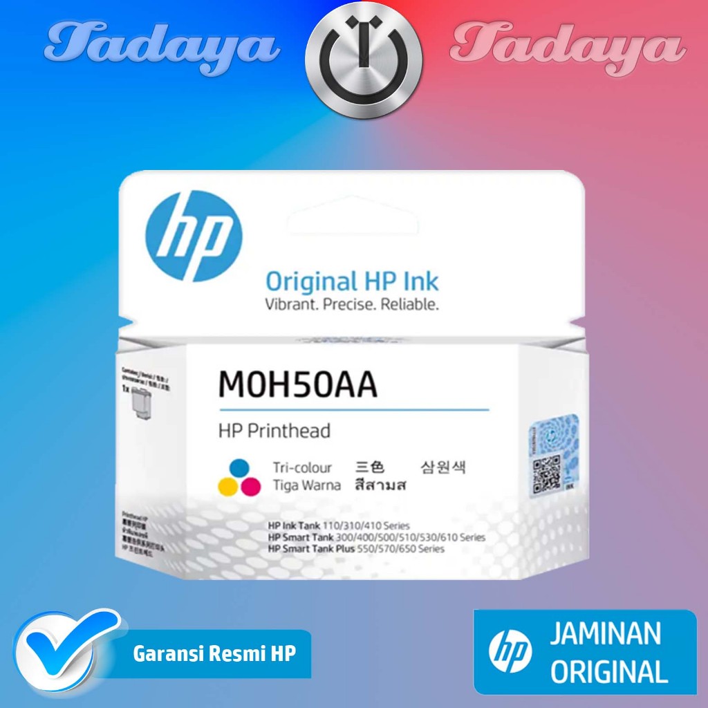 Jual Cartridge HP M0H50AA Colour / M0H51AA Black Head Printer Ink Tank ...