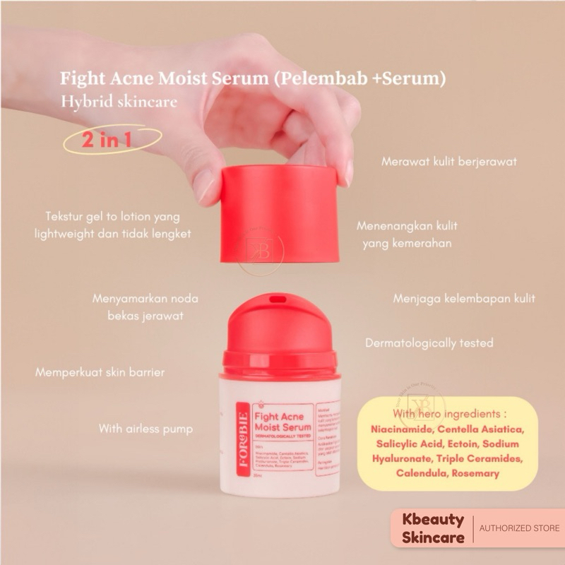 Jual Forebie Fight Acne Moist Serum 35ml | Shopee Indonesia