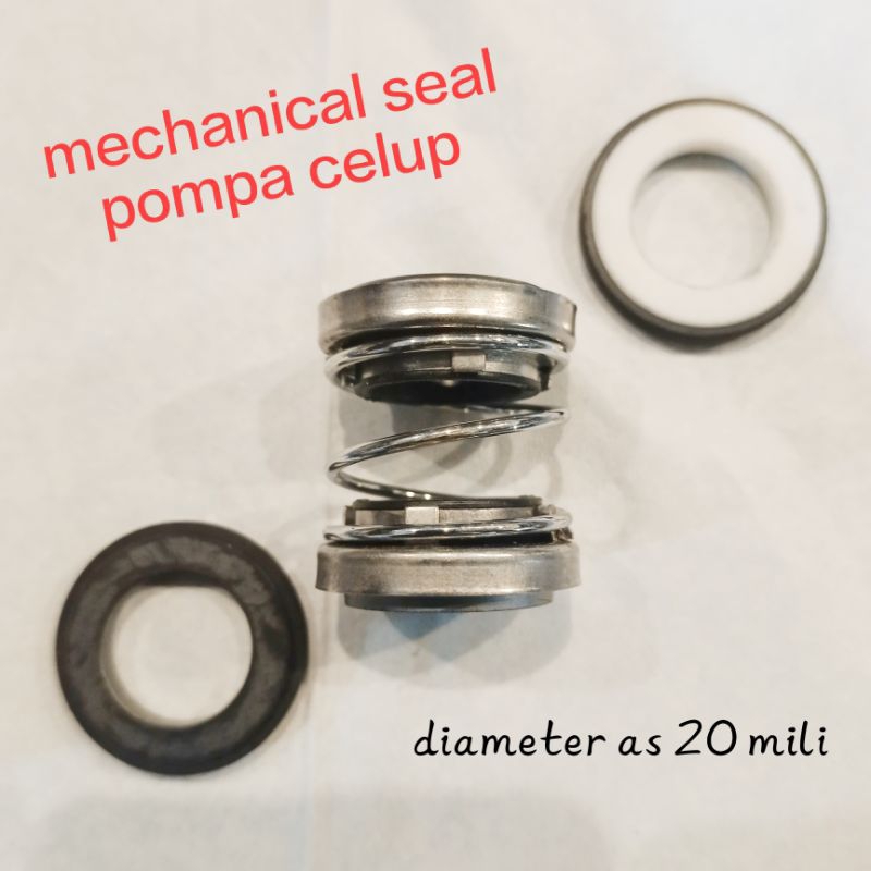 Jual Mechanical seal - sil klep pompa celup/pompa satelit/submersible pump miura diameter as 20 ...