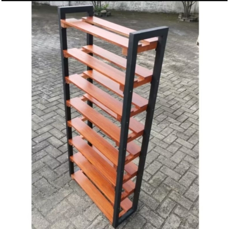 Jual Rak Sepatu / Rak Display / Rak Serbaguna Ukuran Custom (8 rak, rak ...