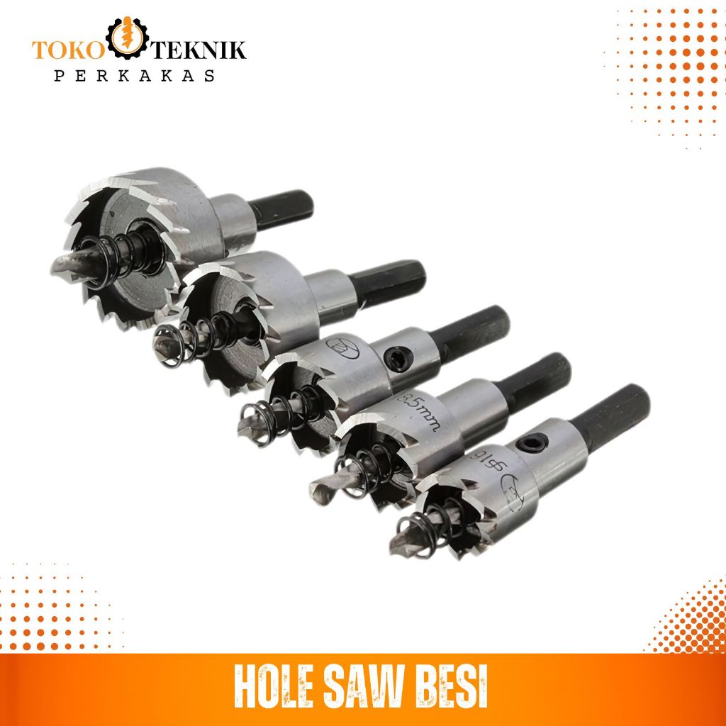 Jual Hole Saw Besi Metal Logam SET Mata Bor Pelubang Besi Aluminium ...