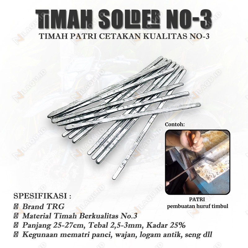 Jual Timah solder batangan patri panci alumunium seng stenlis huruf ...