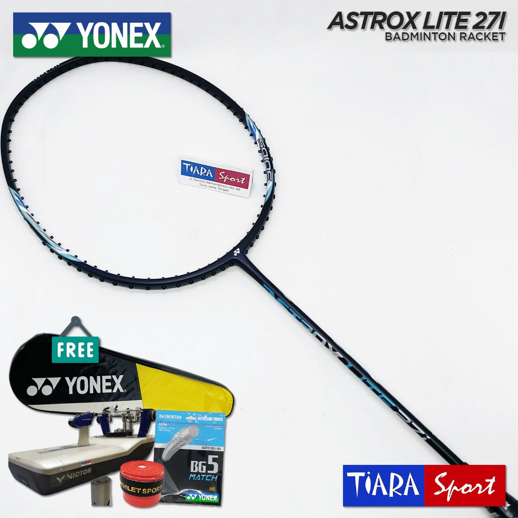 Jual Raket YONEX Astrox Lite 27i - Black Light Blue - 5U Badminton ...