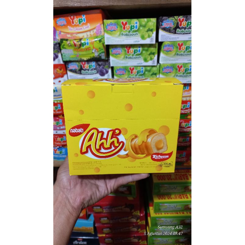 Jual Nabati Ahh Rasa Keju & Korean Goguma 1Box Isi 20 Picis @4g ...