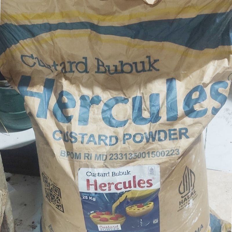 Jual tepung custard hercules repack 500gr original | Shopee Indonesia