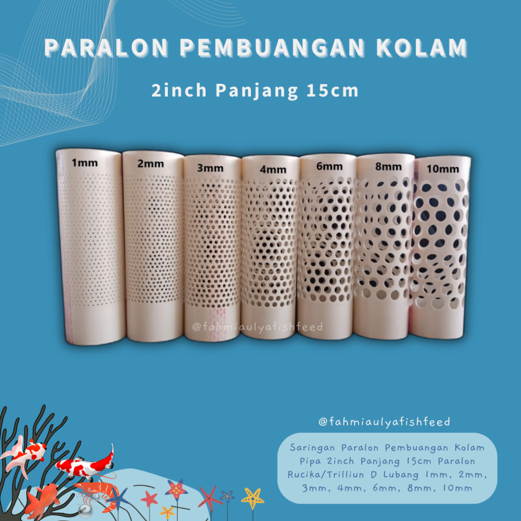 Jual Saringan Paralon Pembuangan Kolam Pipa 2inch Panjang 15cm | Shopee ...